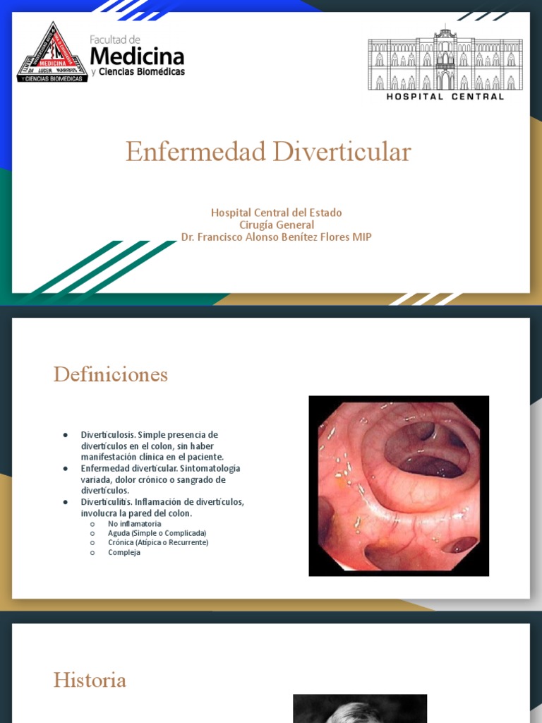 Enfermedad Diverticular | PDF | Gastroenterología | Epidemiología