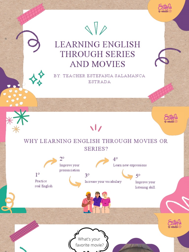 2022 Slides Learn English Through Series and Movies | PDF