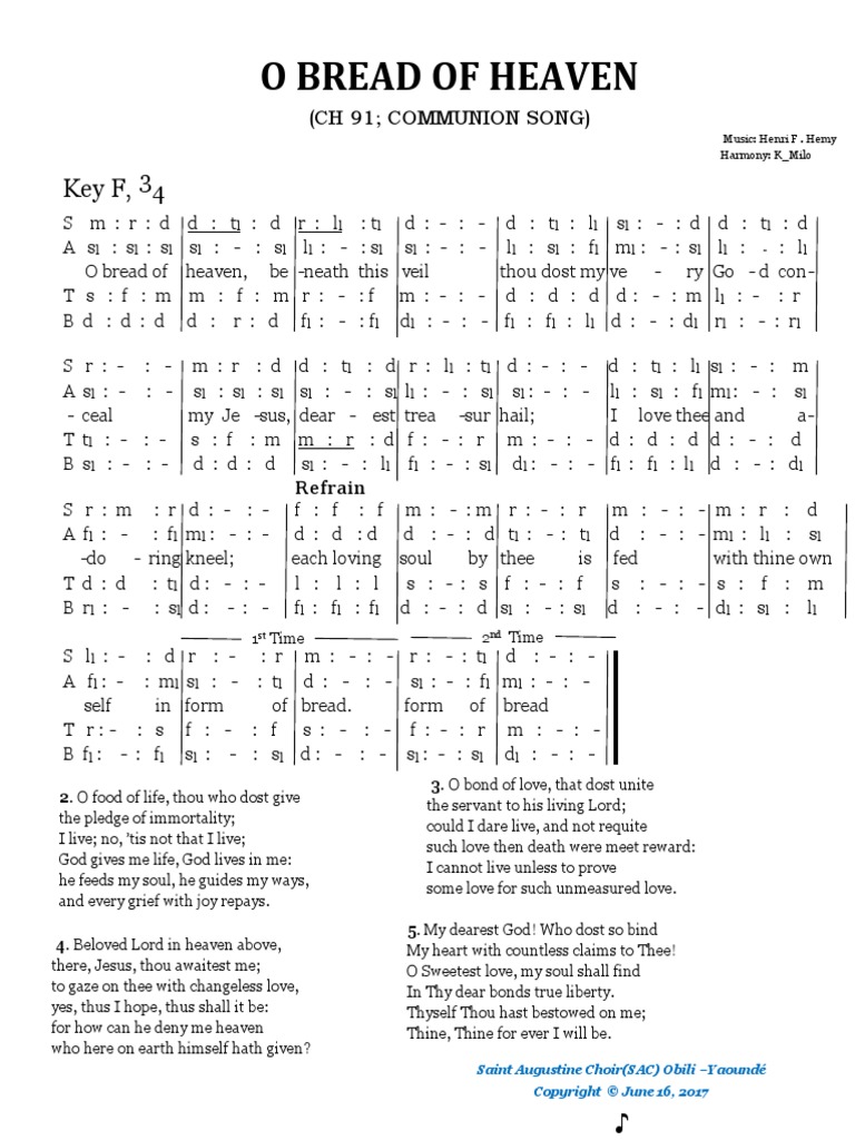 08 - O Bread of Heaven | PDF