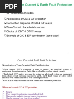 Basics On Over Current & Earth Fault Protection | PDF | Relay | Power ...
