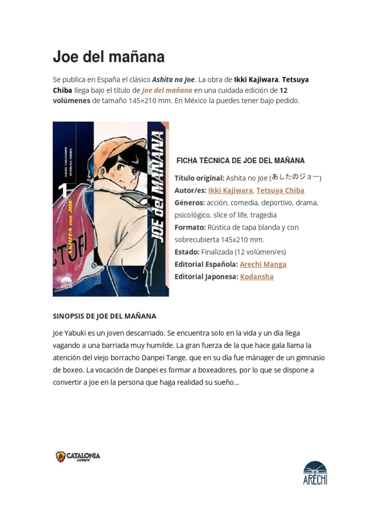 Joe Del Mañana | PDF