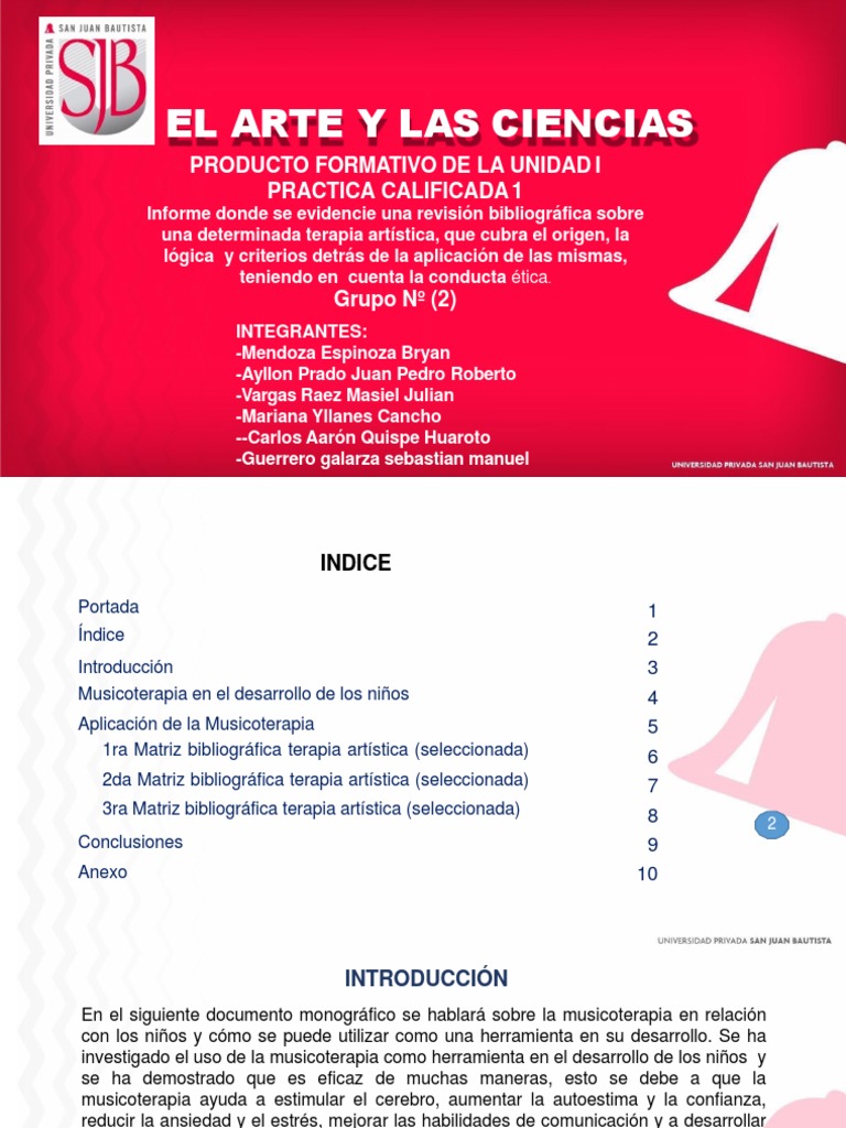 LRPD 2 Arte y Ciencias en La Salud | PDF | Memoria | Cognición