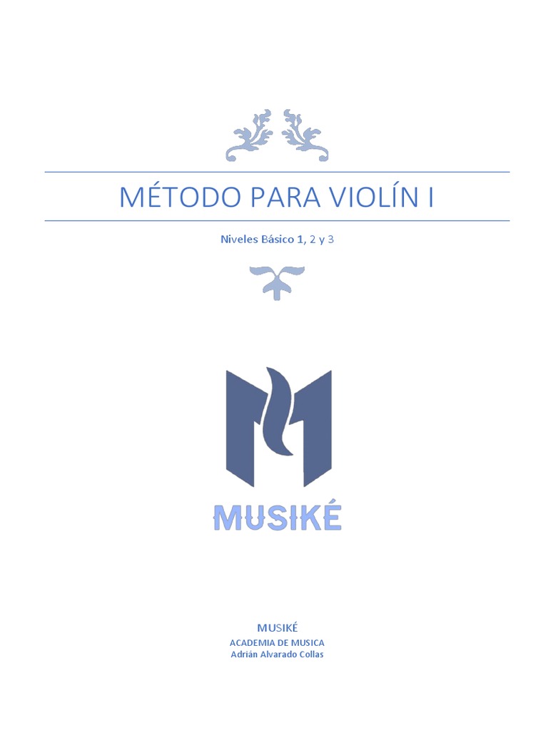 Método de Violín I: Niveles Básicos | PDF | Composiciones Musicales ...