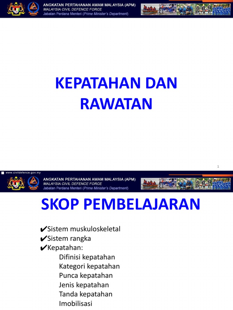 Jenis dan Rawatan Kepatahan Tulang | PDF | Sejarah