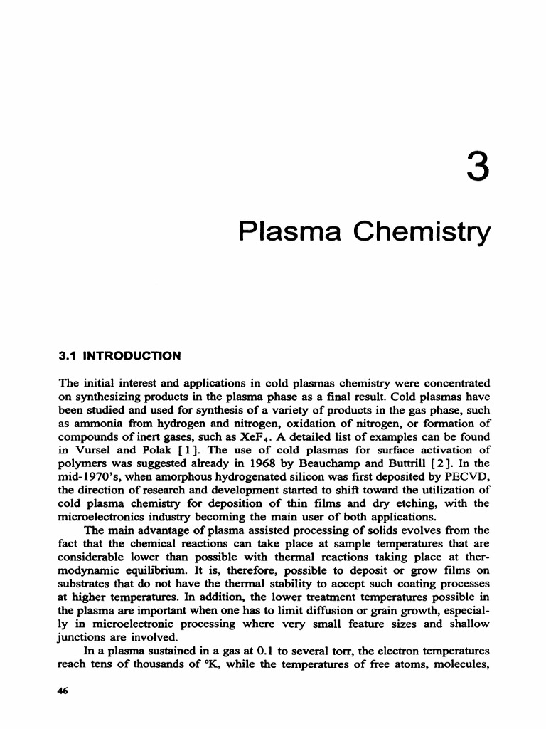 3.plasma Chemistry | PDF
