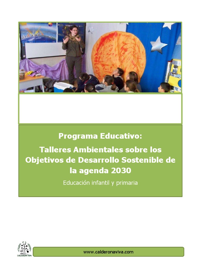 Programa Educativo Agenda 2030 | PDF | Agua | Evaluación