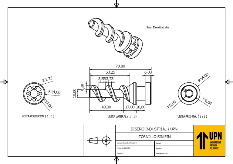 Tornillo Sin Fin | PDF