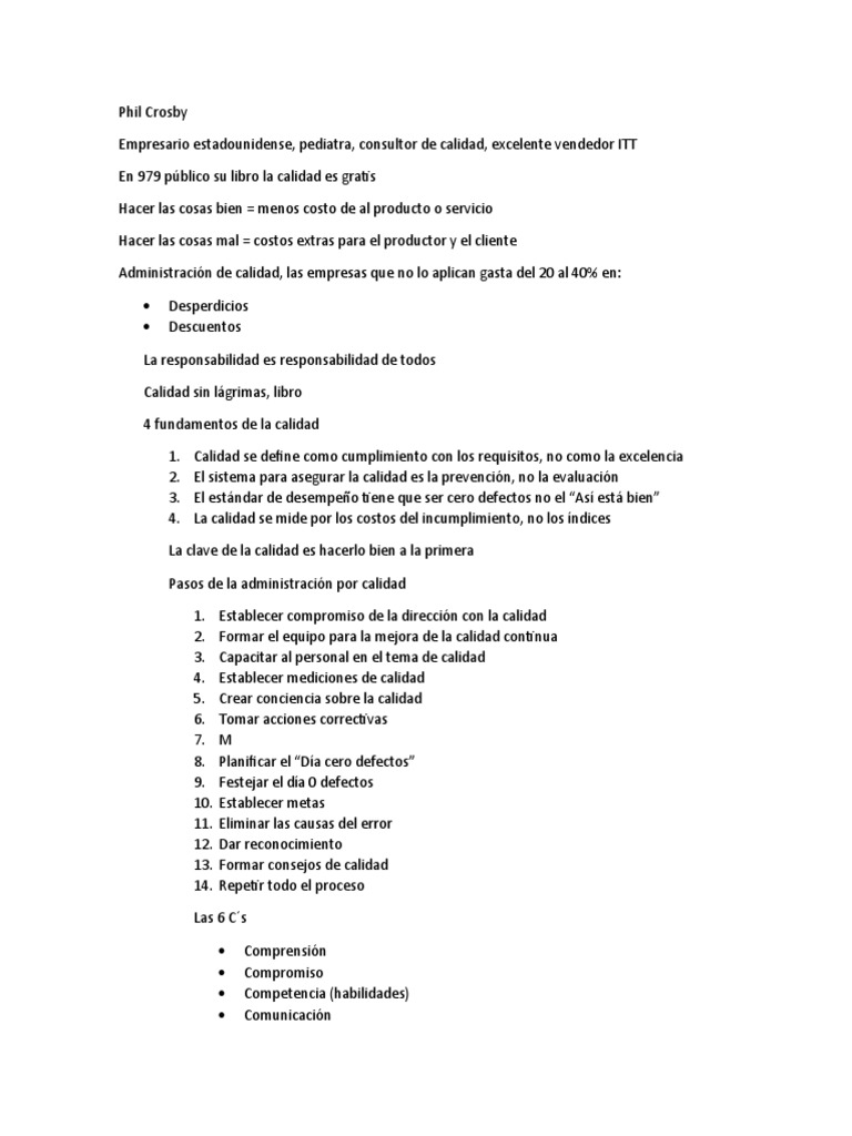 Calidad 3 | PDF | Calidad (comercial) | Economias