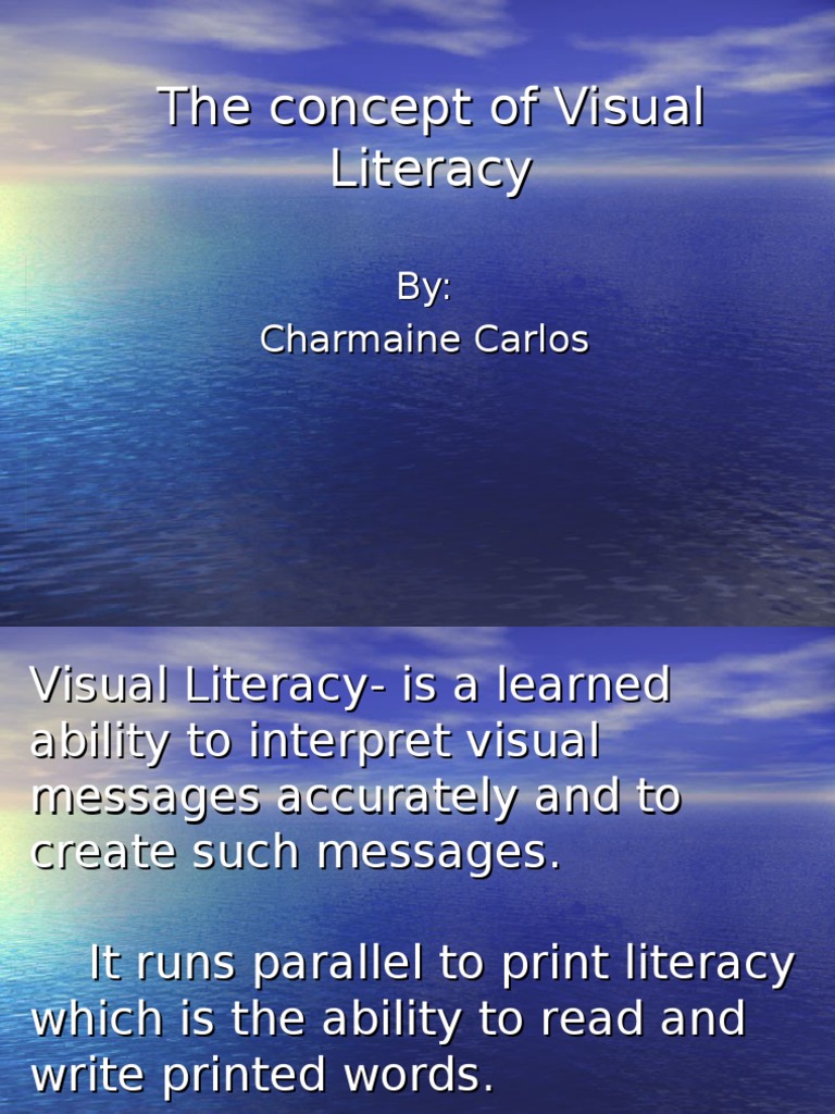 Concept of Visual Literacy | PDF