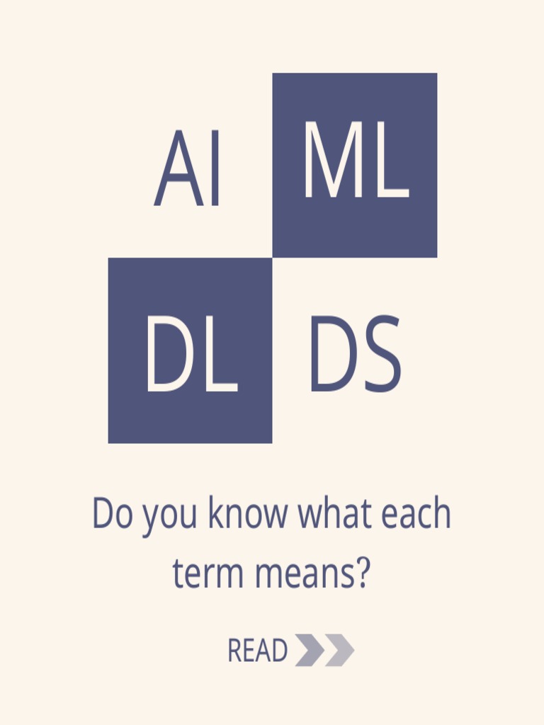 Difference Between AI ML DL DS | PDF