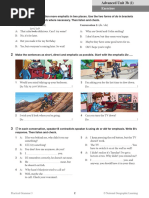 Inversion & Fronting Exercises | PDF