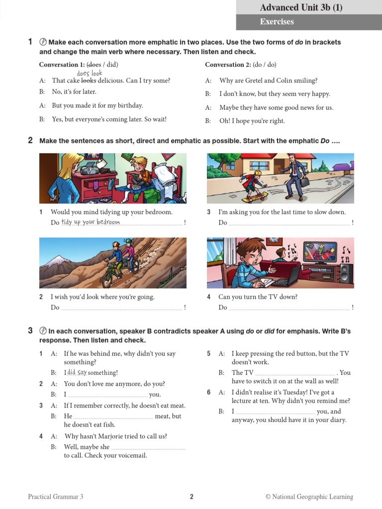Emphatic Structures Quiz | PDF | Language Arts & Discipline