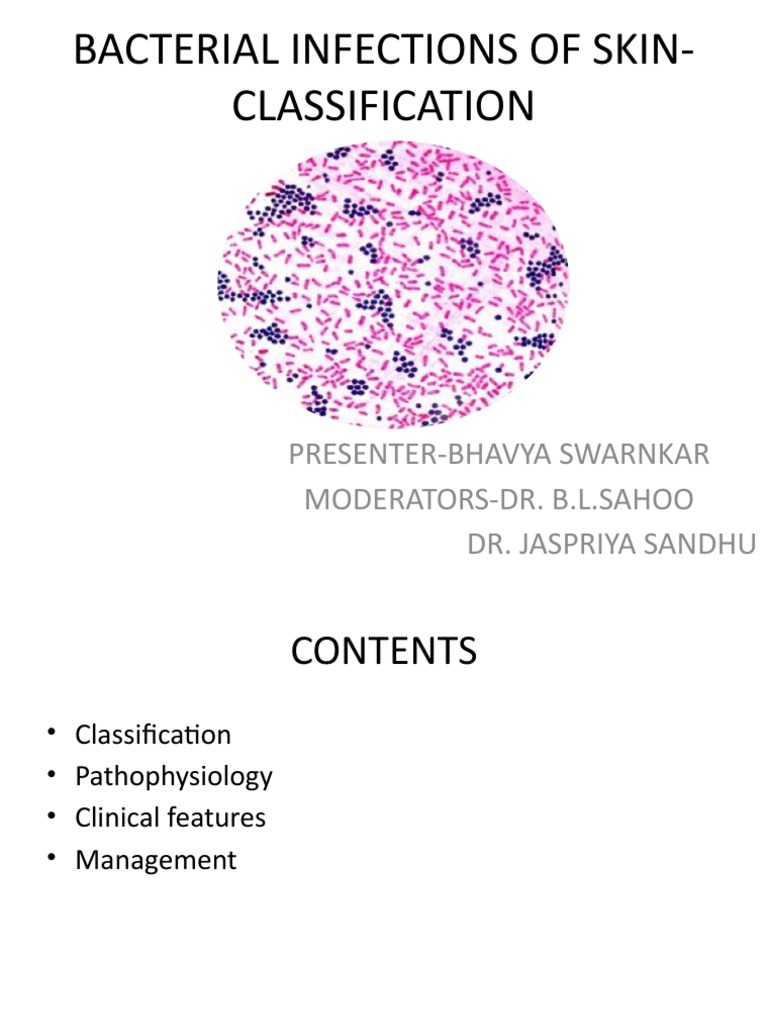 Bacterial Infections of Skin-Classification | PDF | Clinical Medicine ...