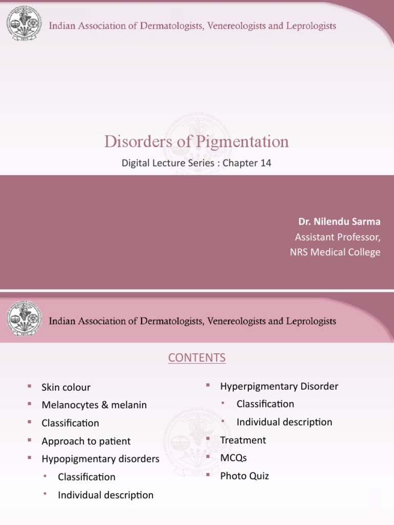 Understanding Pigmentation Disorders | PDF | Human Skin Color | Medical Specialties