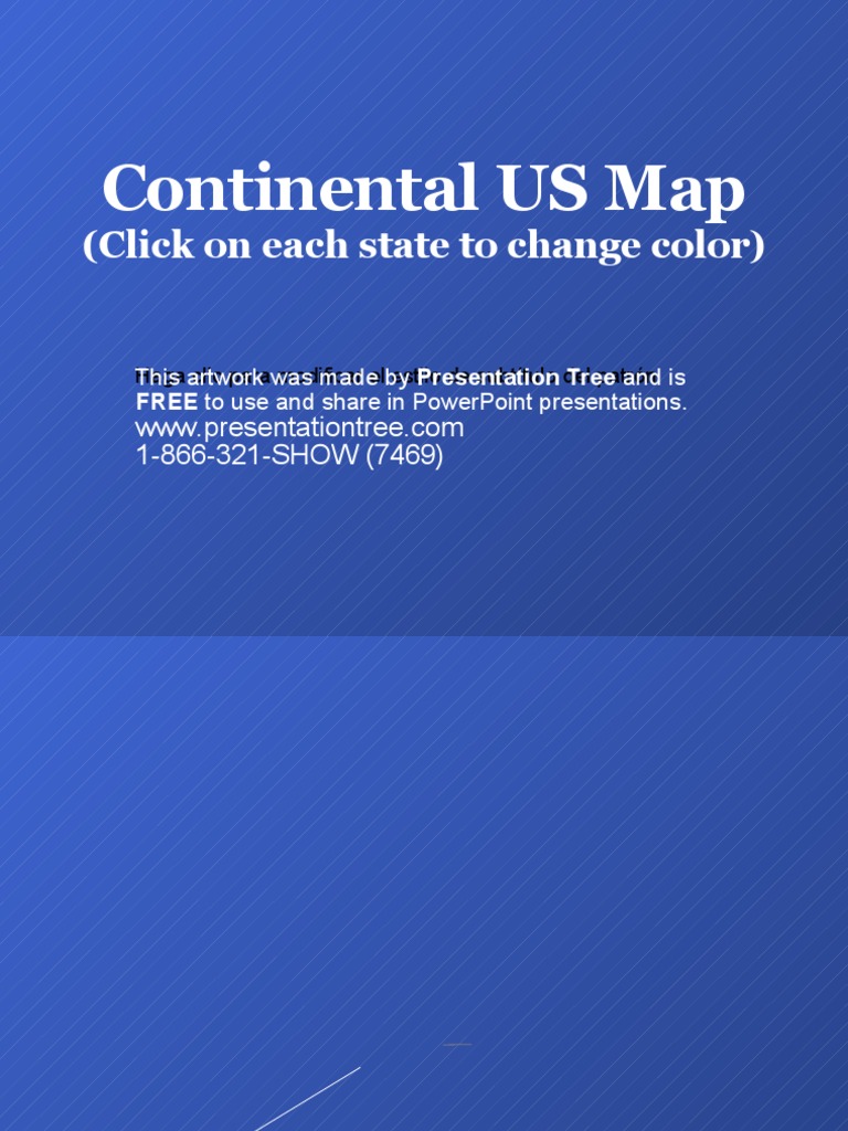 Interactive US Map for PowerPoint | PDF