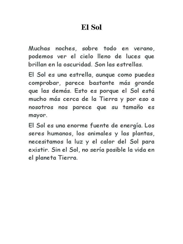 El Sol | PDF