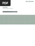 Basic Carding PDF | PDF | Clothing Industry | Textiles