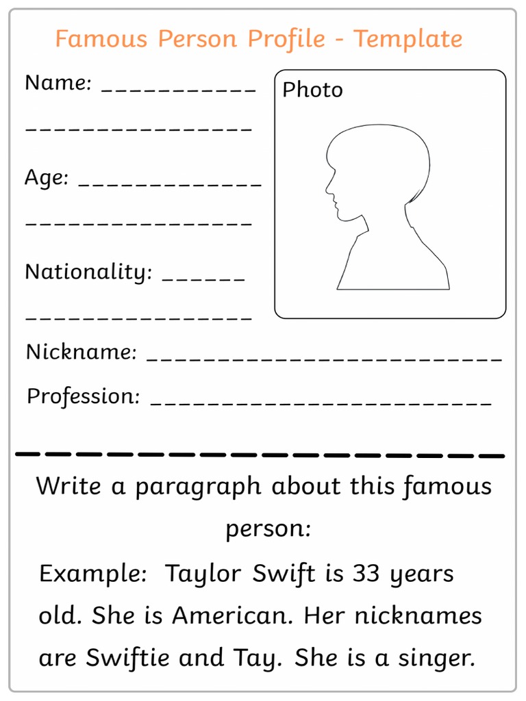 Famous Person Profile | PDF