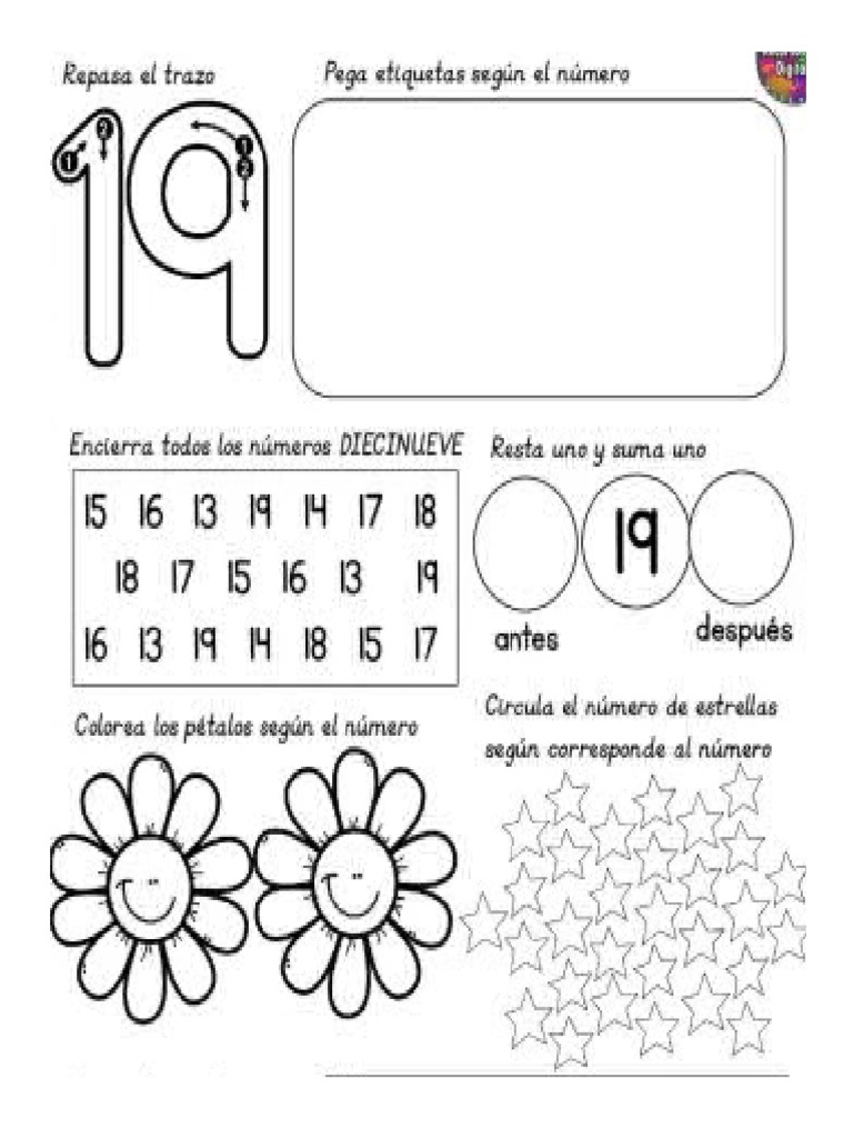 Pega etiquetas según el número 13 | PDF