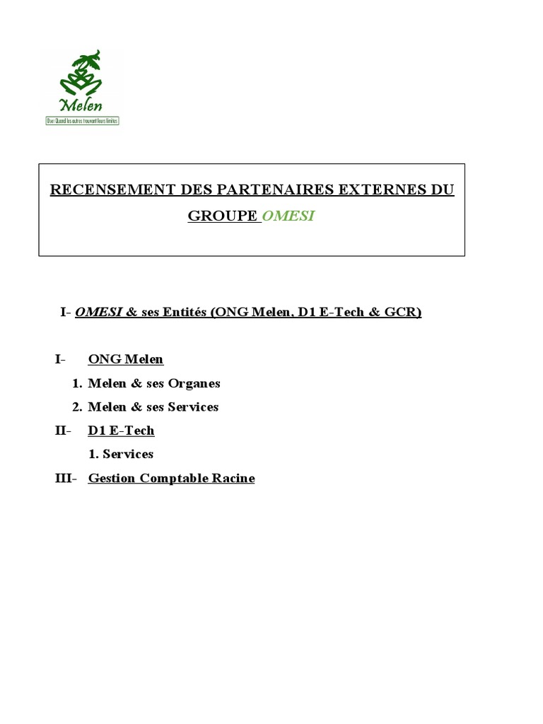 Copie de ONG Melen | PDF