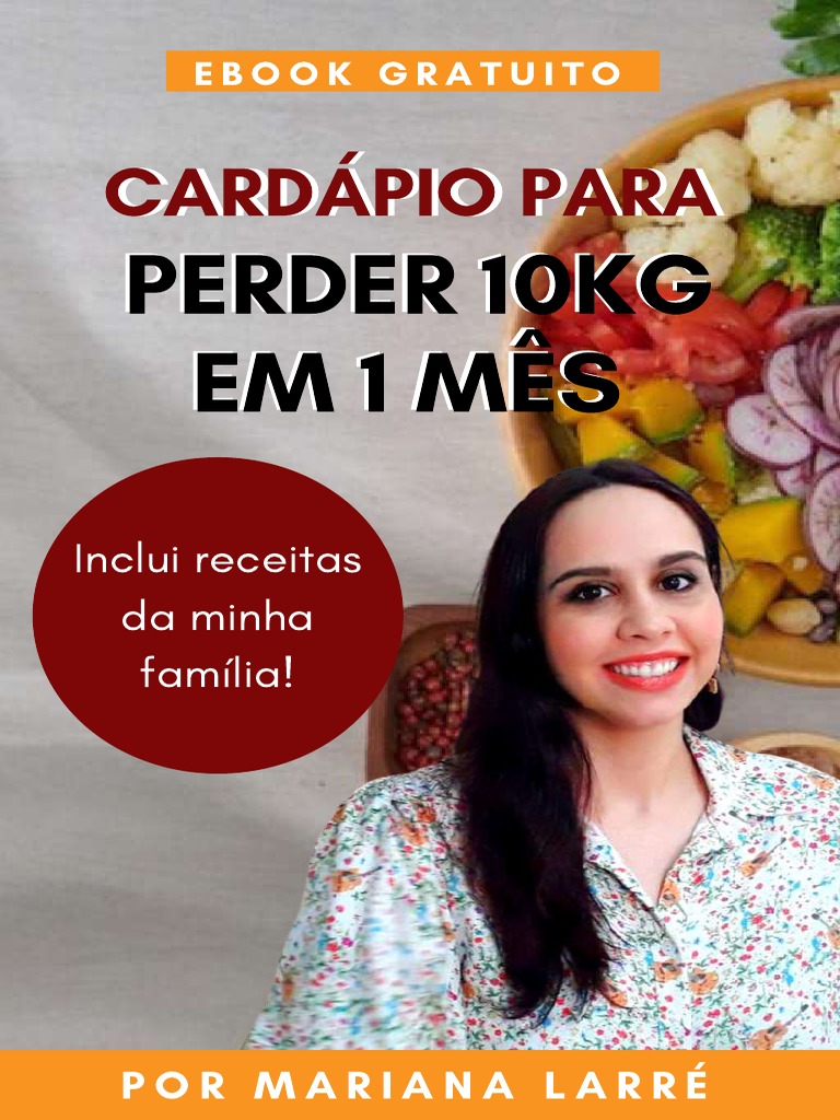 Ebook Cardápio para Perder 10kg em 1 Mês | PDF