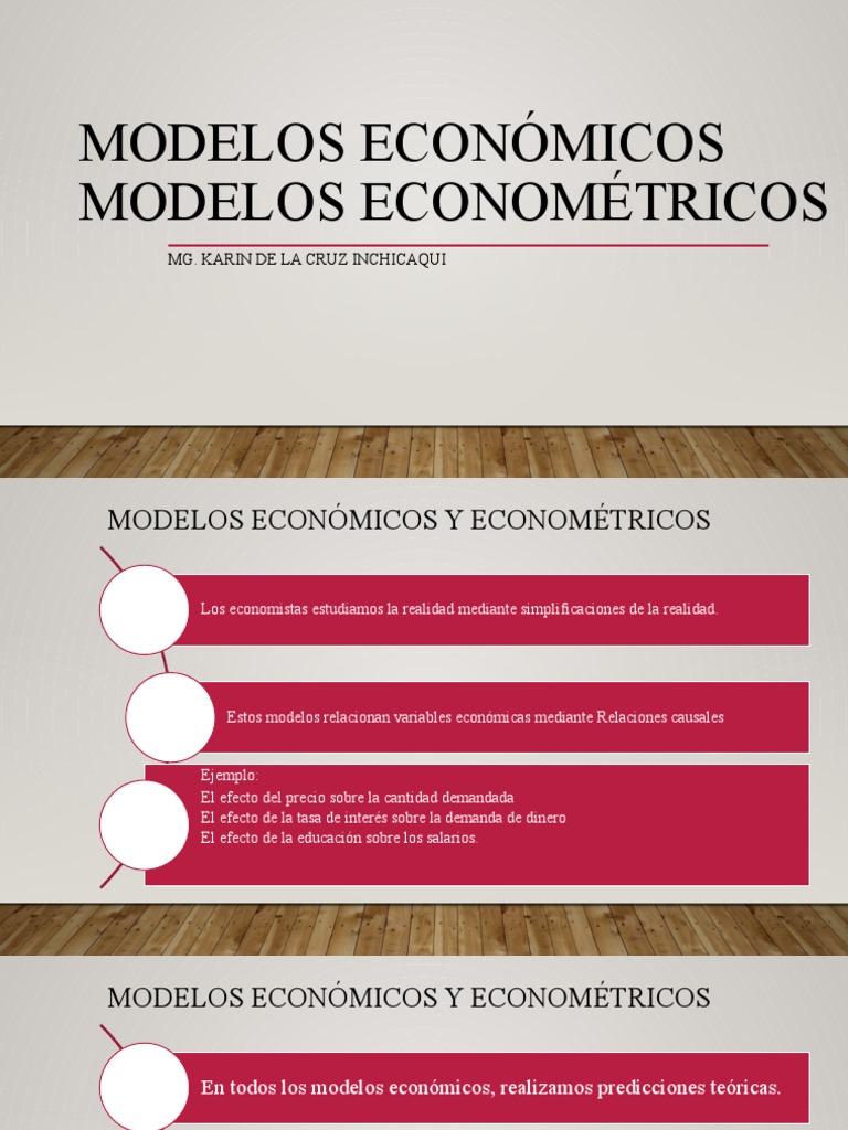 CLASE 2 Modelos económicos | PDF