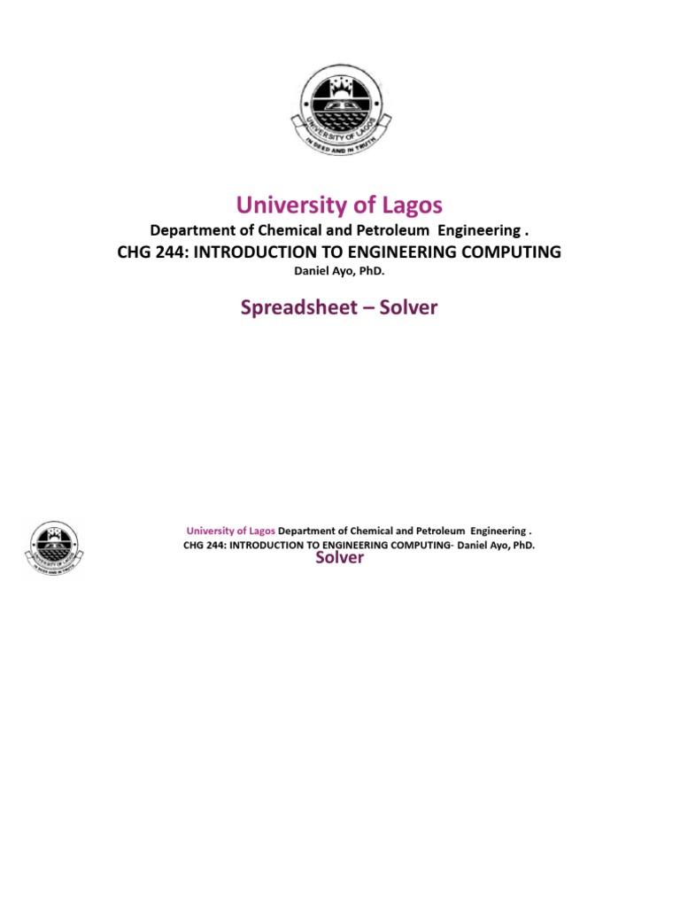 Solver Libreoffice Calc Pdf