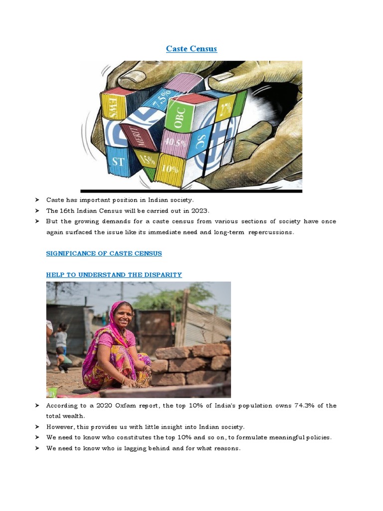 Caste Census | PDF | Census | Caste