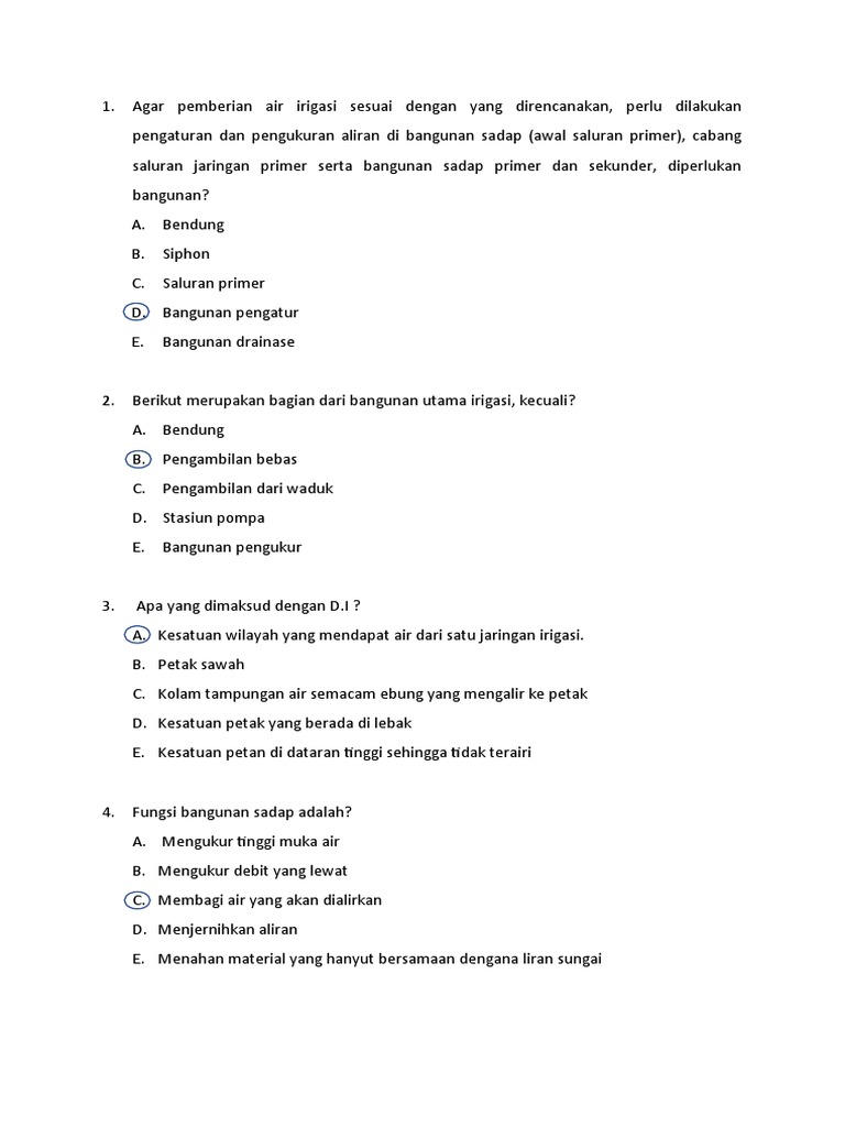 Contoh Soal Untuk Tes TPM | PDF