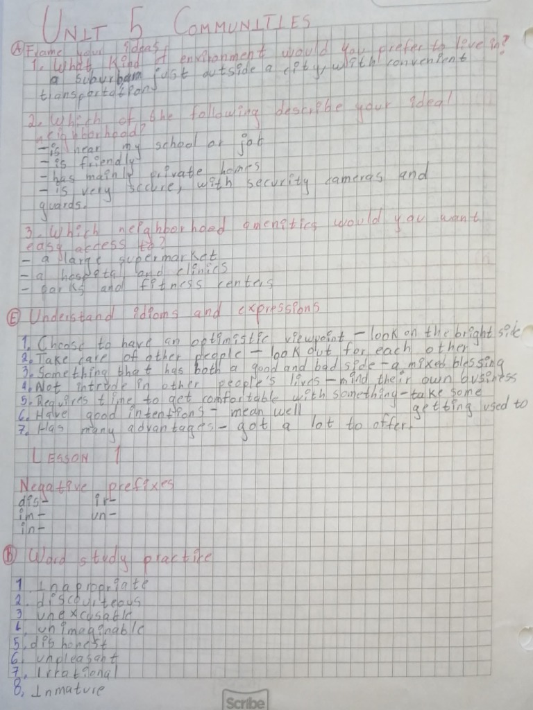 Unit 5 - Summit 1 | PDF