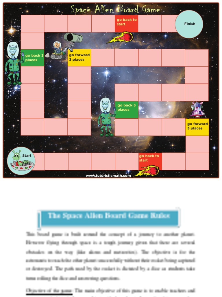 Space Alien Board Game | PDF