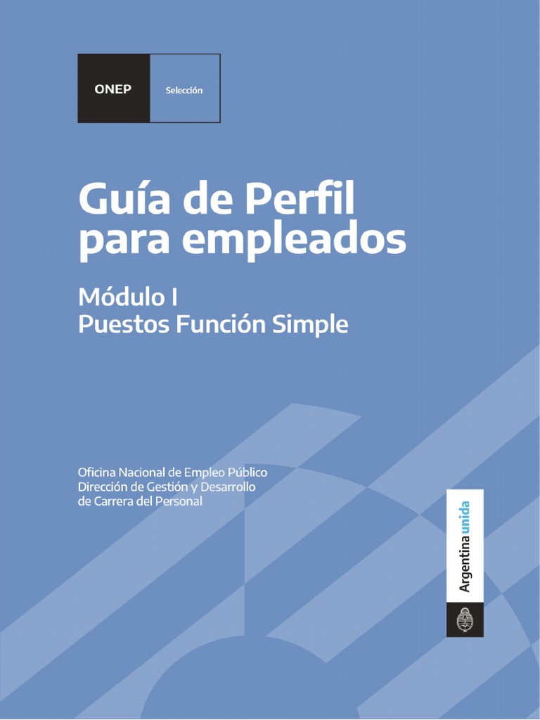 Guia de Perfil para Empleados | PDF