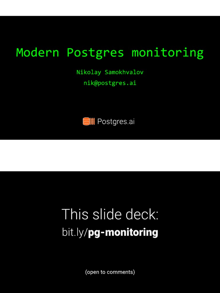 Postgresql Monitoring Pdf 9191