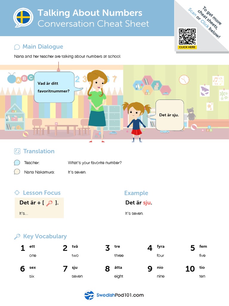 Swedish Numbers | PDF