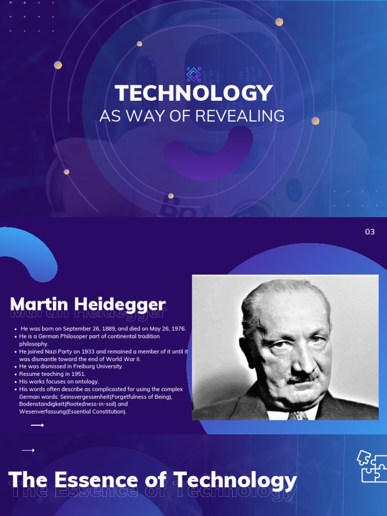 Heidegger's Technology as Revealing | PDF | Martin Heidegger ...