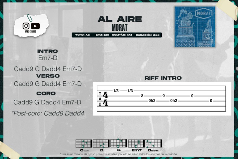Al Aire - Morat - ACORDES | PDF