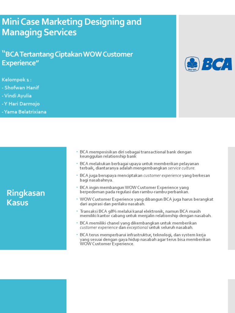 Kel 1 - CHP 14 Mini Case BCA | PDF