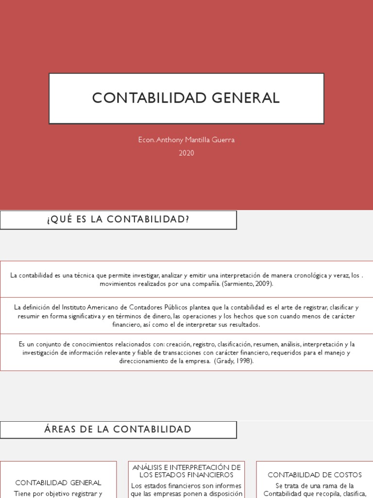 Contabilidad General | PDF | Contabilidad | Economía Financiera