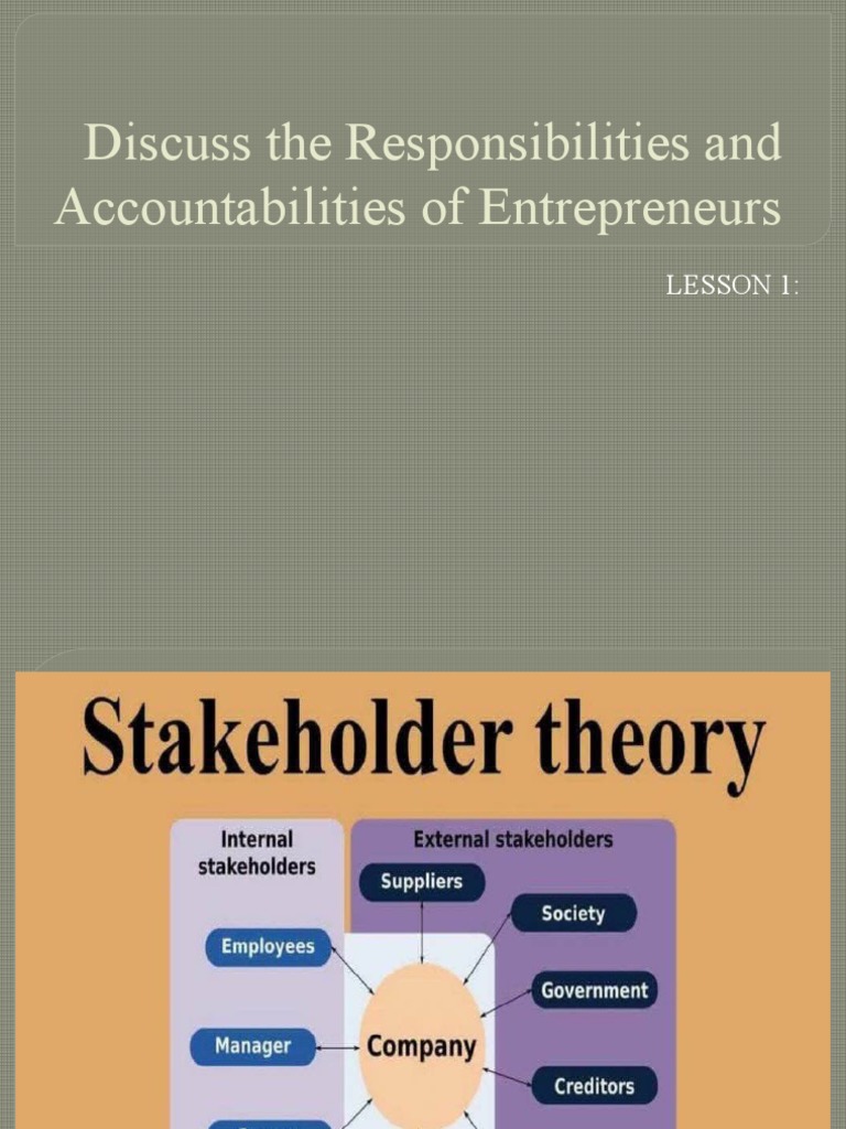 Group1-Discuss The Responsibilities and Accountabilities of ...