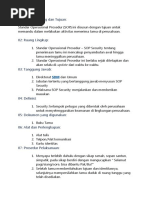 7 Contoh SOP Security Perusahaan Berbasis Pelayanan | PDF