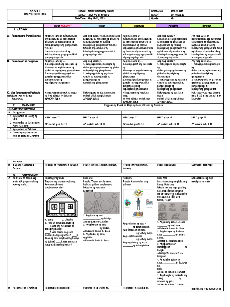 Q4 DLL Ap1 Week-2 | PDF