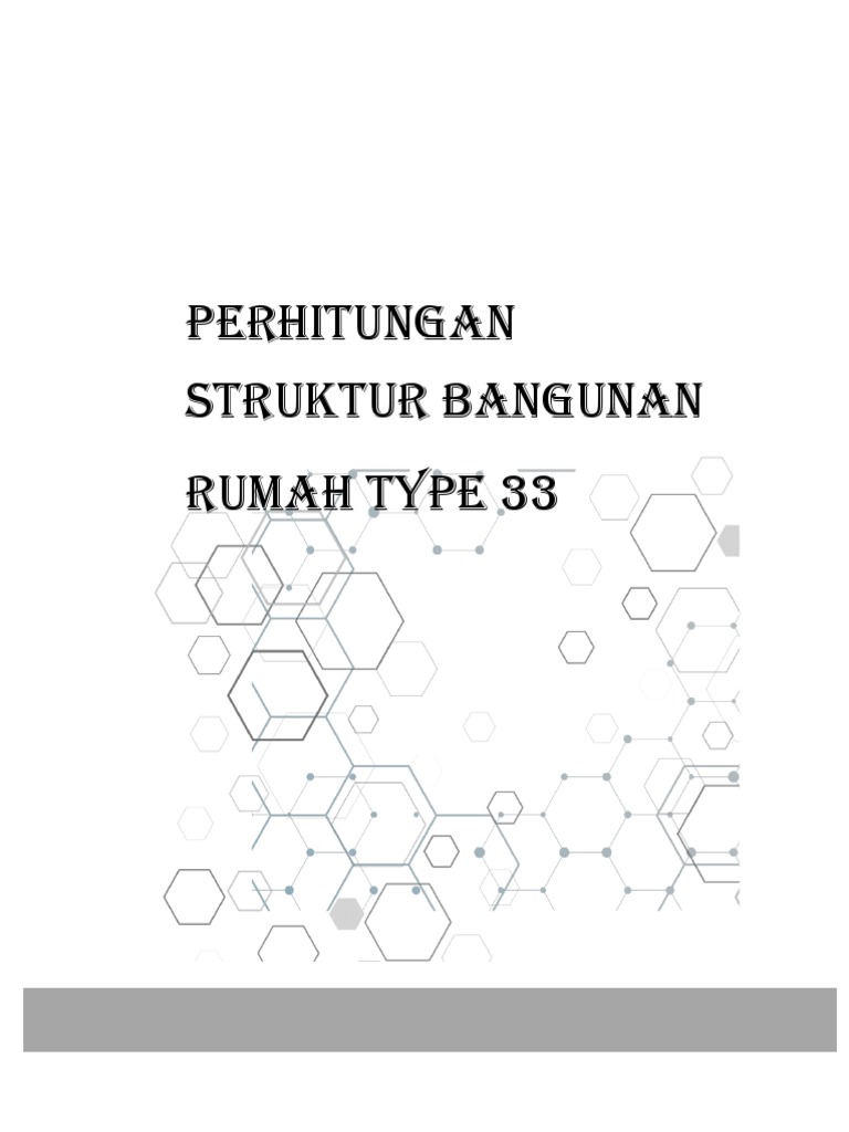 Perumahan PERHITUNGAN DESAIN STRUKTUR | PDF