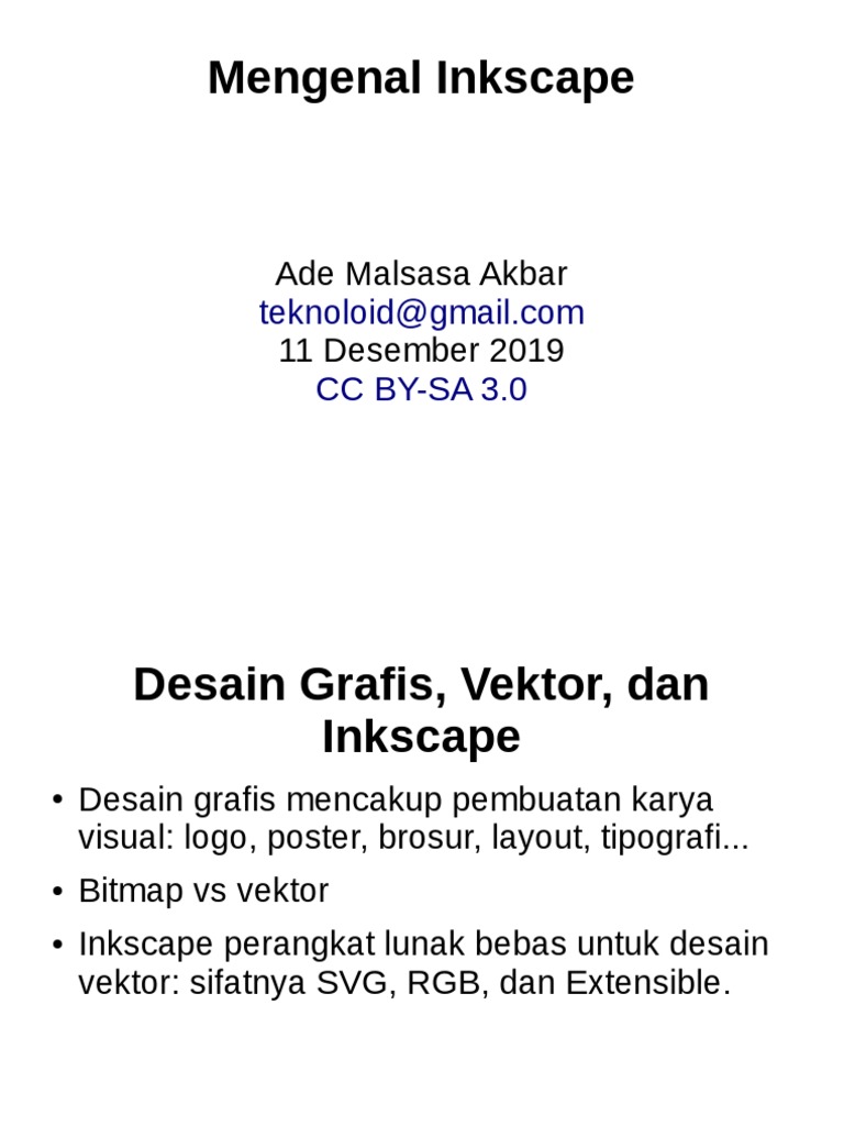 Mengenal Inkscape | PDF