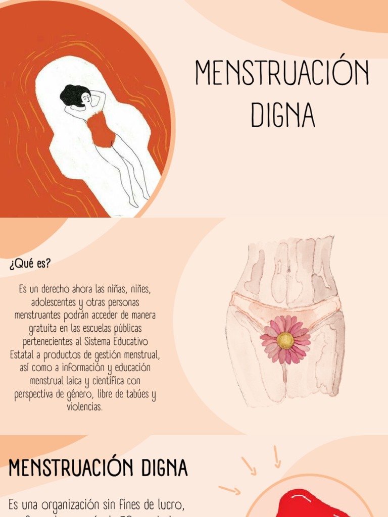 Presentación de La Menstruación Digna | PDF