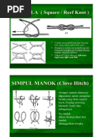 Ikatan Dan Simpulan Tali | PDF