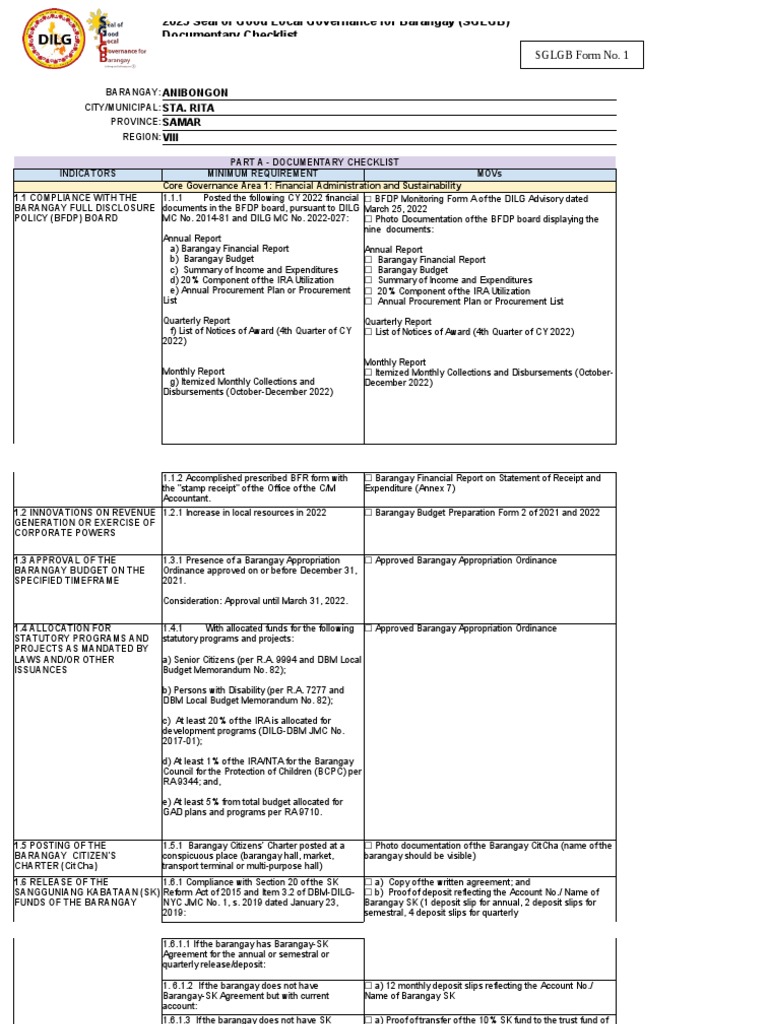 BDRRMP Template | Download Free PDF | Emergency Management | Waste