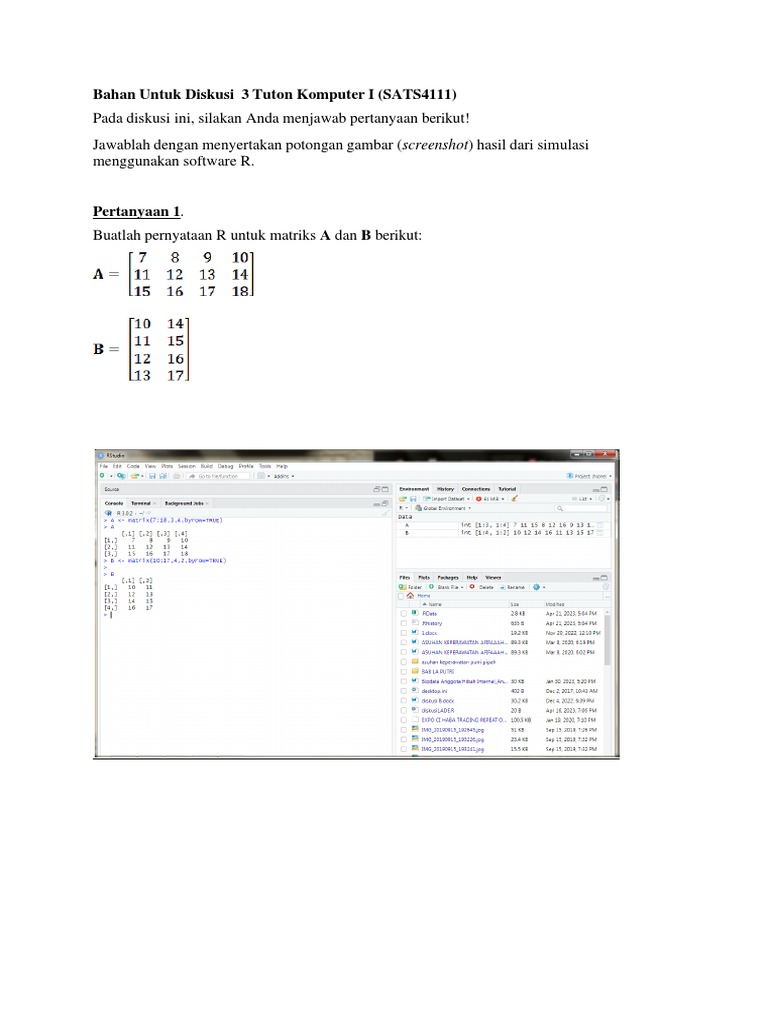 DISKUSI 3 KOMPUTER I_ADE | PDF