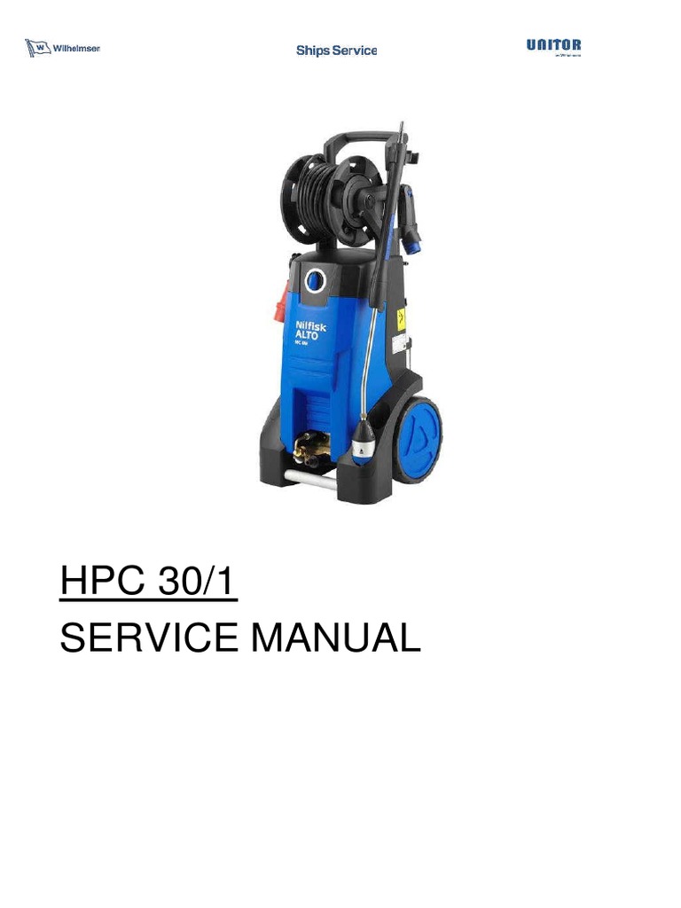 HPC 30 - 1 Service Manual | PDF | Pump | High Voltage