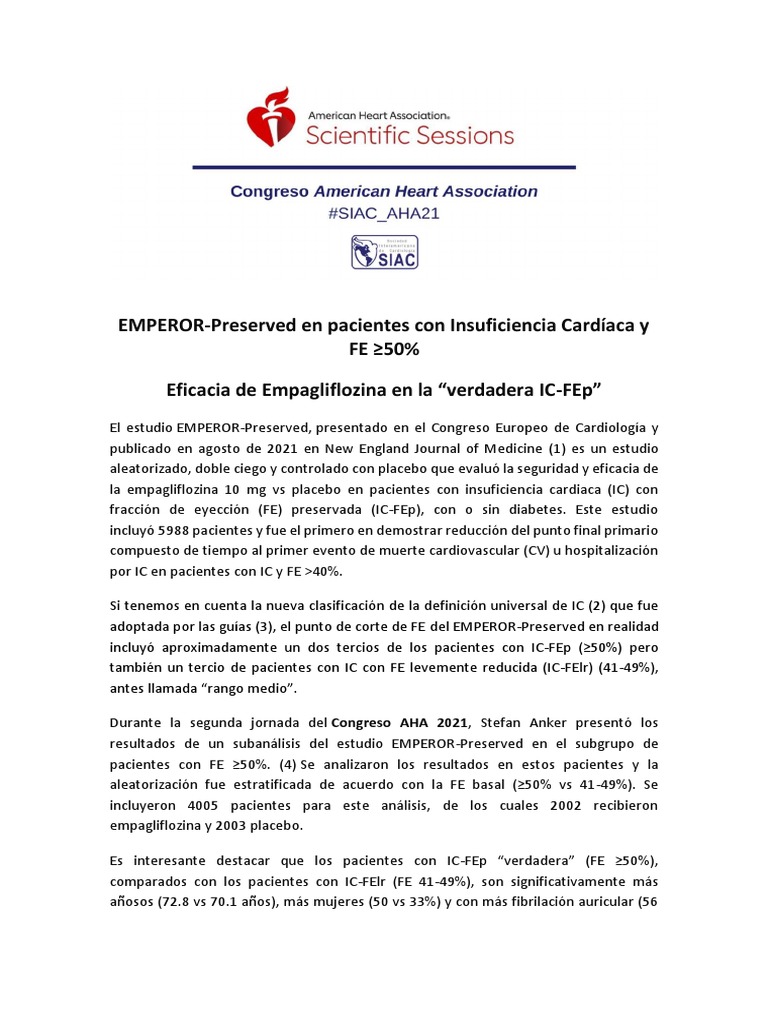 EMPEROR Preserved1 | PDF