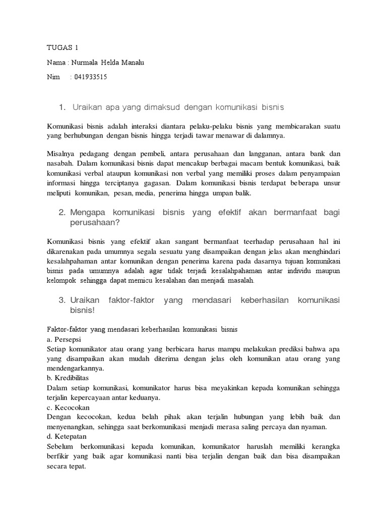 TUGAS 1 SKOM 4432 | PDF